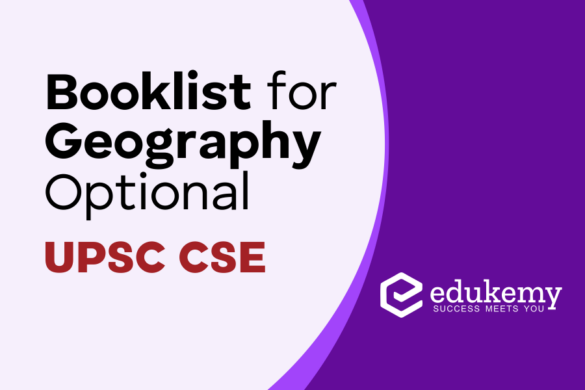 Geography Optional Booklist - UPSC - Edukemy