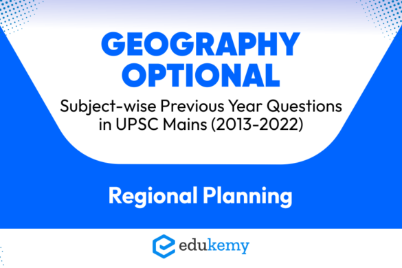 Geography Optional Subject-Wise Previous Year Questions in UPSC Mains ...