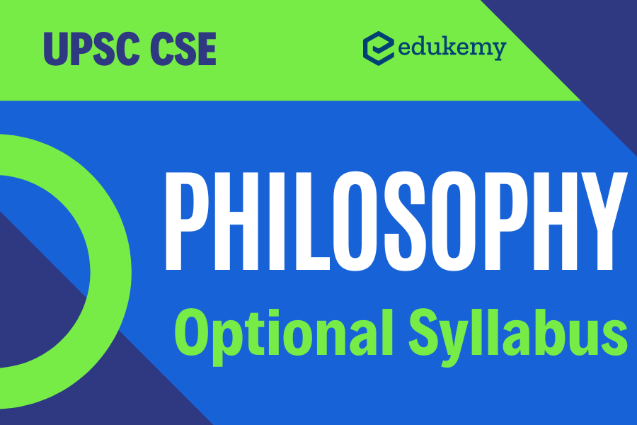 Philosophy Optional Syllabus - UPSC