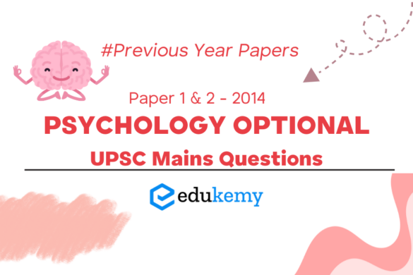 Psychology Optional Topic – Wise Previous Year Questions in UPSC Mains: Methods of Psychology ...