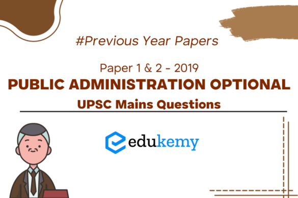 Public Administration Optional Topic – Wise Previous Year Questions in UPSC Mains: Introduction ...
