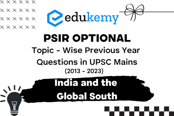 Political Science and International Relations Optional Topic – Wise Previous Year Questions in ...