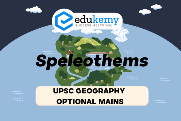 Define ‘speleothem’. Discuss the various forms and features of ...