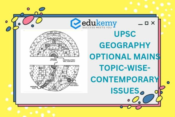 UPSC Geography Optional Mains Topic Wise Questions - Geomorphology