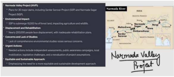 Development induced displacement poses serious challenges.